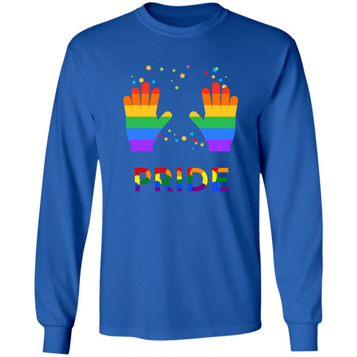 Buy Pride Hands LS T-Shirts | Huneez Pot