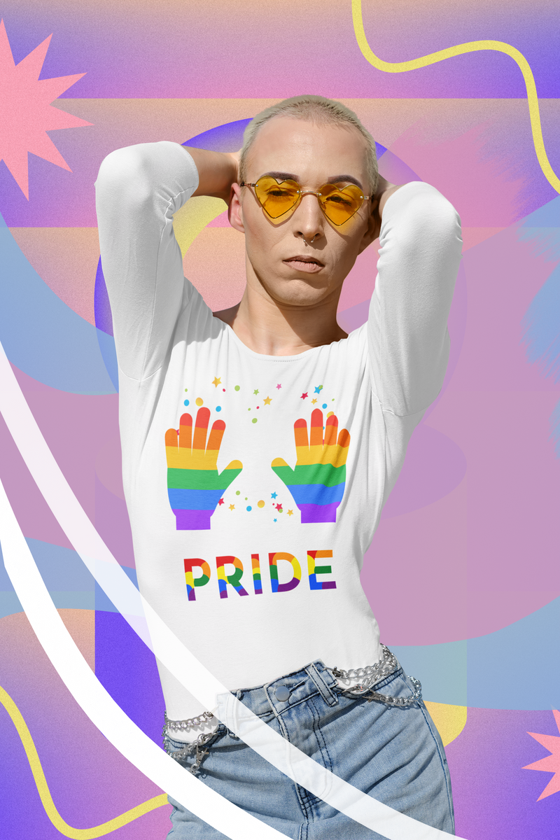 Buy Pride Hands LS T-Shirts | Huneez Pot